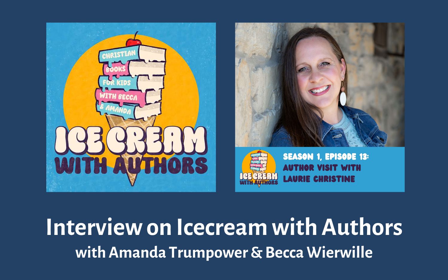 Interview on Ice Cream With Authors - Laurie Christine